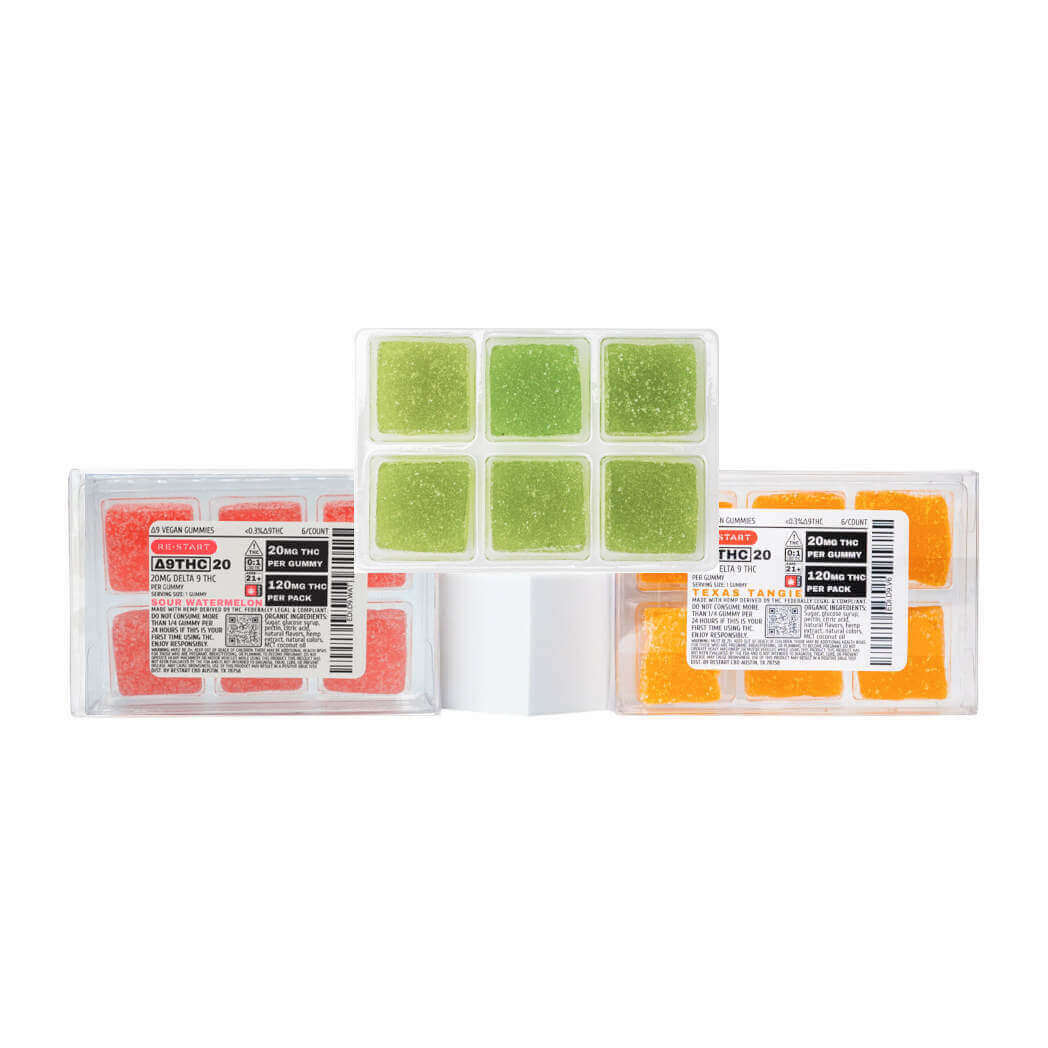 Delta 9 20MG Gummies (Trio Pack) | RESTART