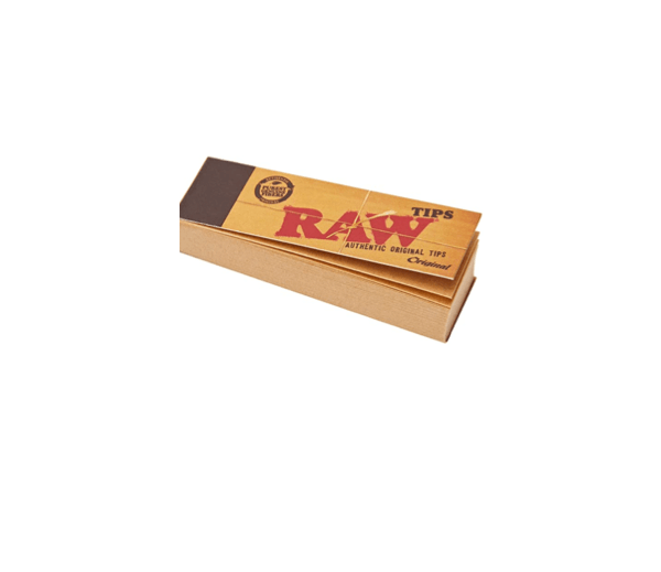 Raw Natural Paper Tips, Brown, Pack of 50 RESTART CBD Austin