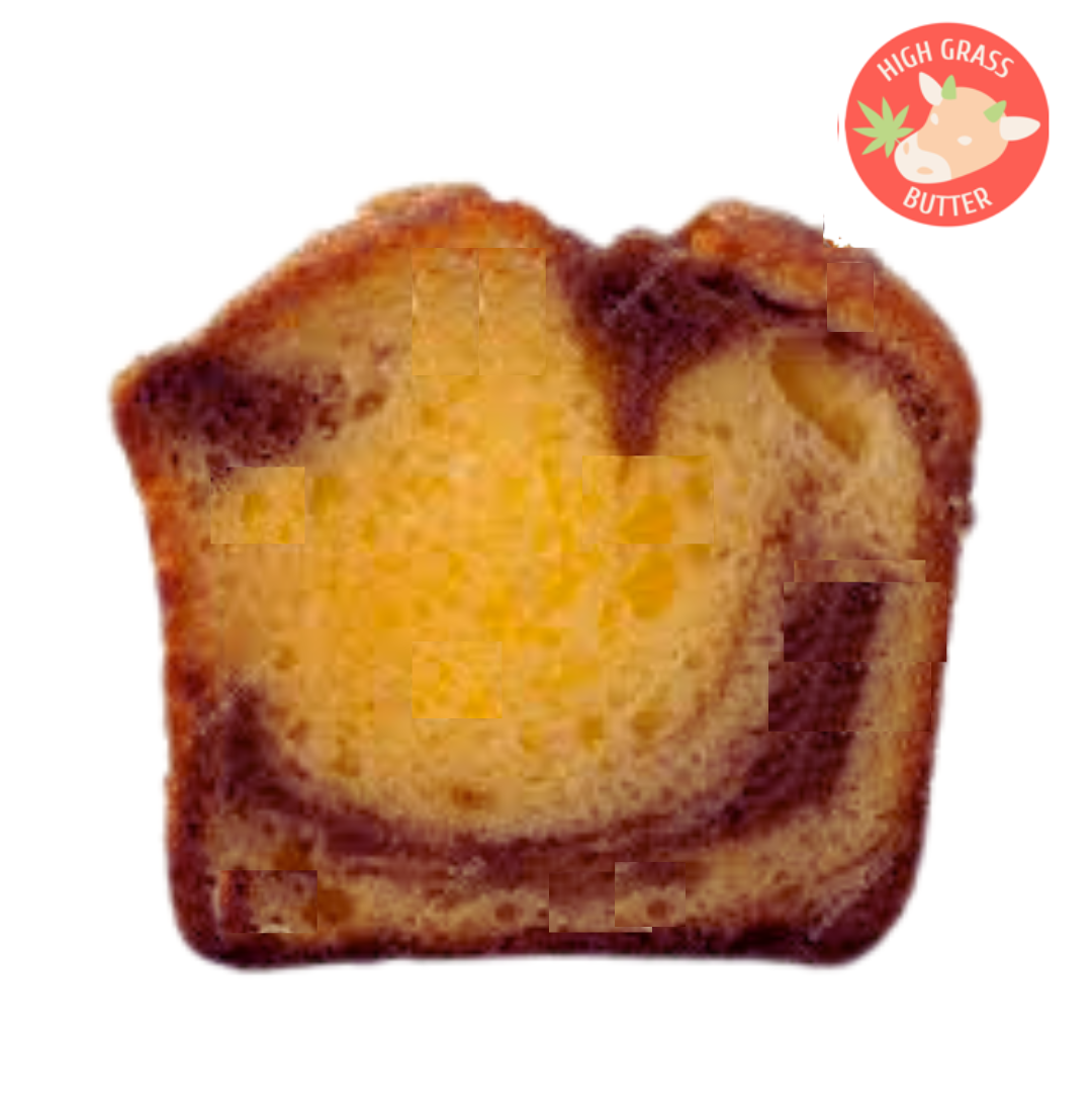 RESTART Baked Delta 9 THC 25MG Marble Pound Cake - RESTART CBD & THC