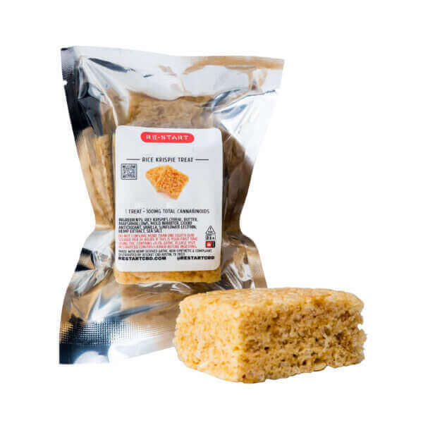 Delta 9 THC 50mg Rice Krispies Cereal Treat 1-ct - RESTART CBD & THC