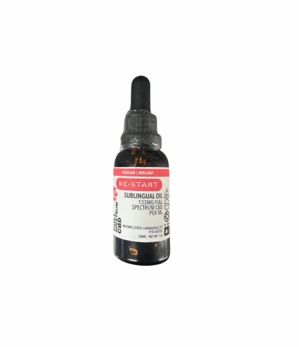 CBD Oil Full Spectrum 4000mg 30mL - RESTART CBD & THC